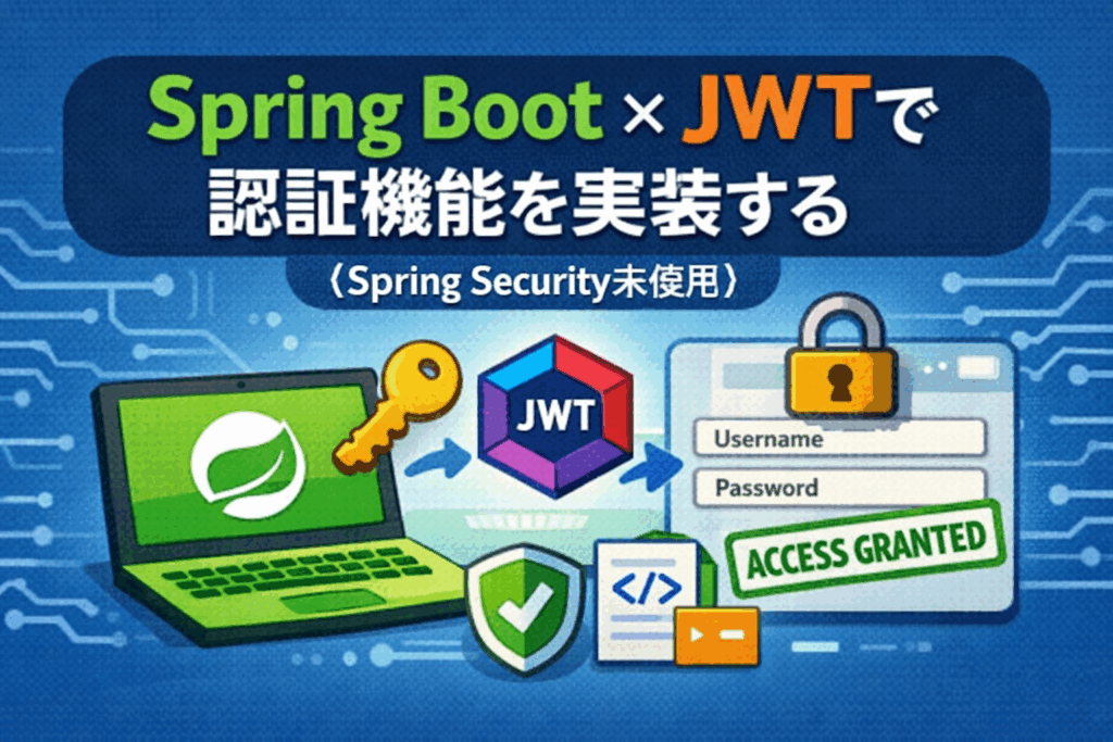 Spring Boot × JWTで認証機能を実装する（Spring Security未使用） | ITリテラシー拡大ブログ